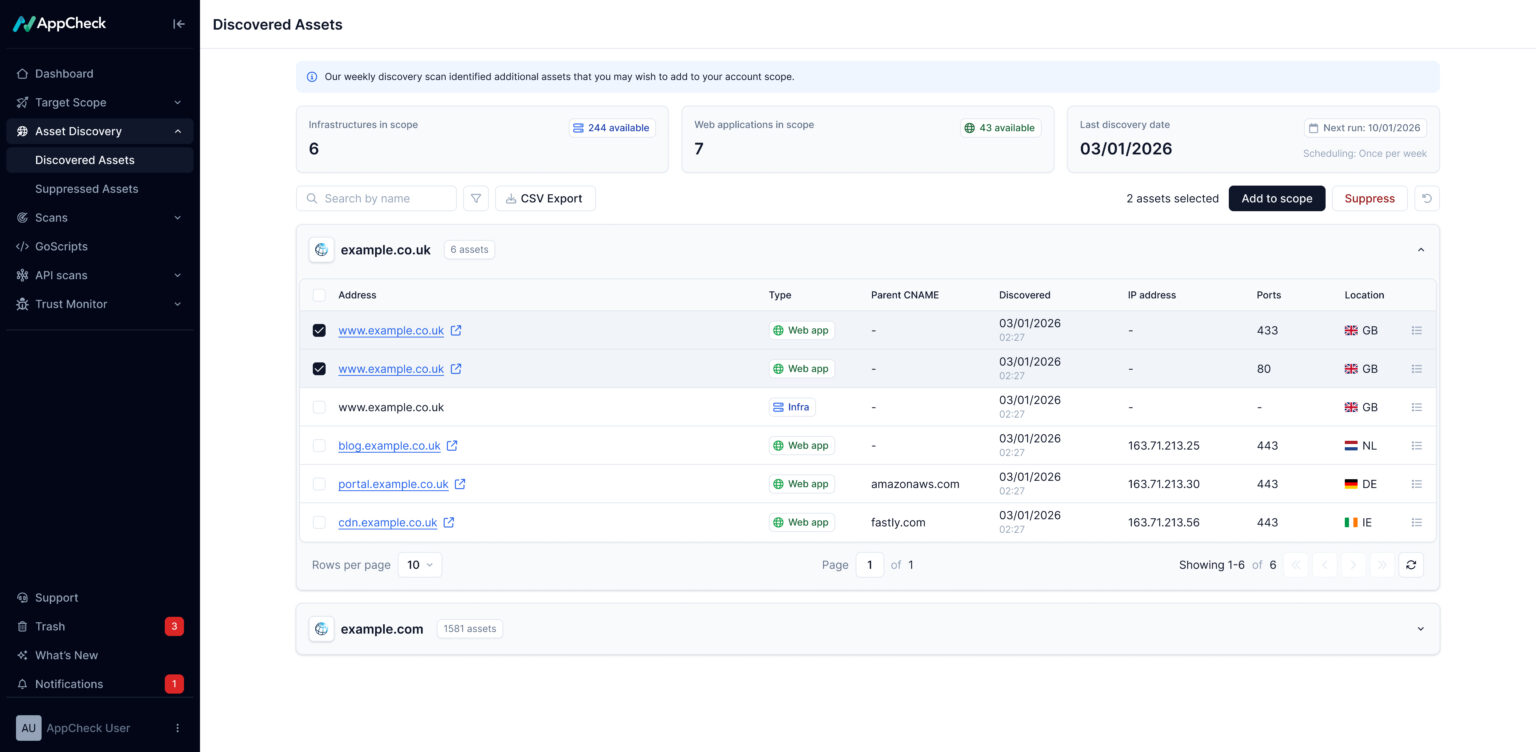 Asset Discovery