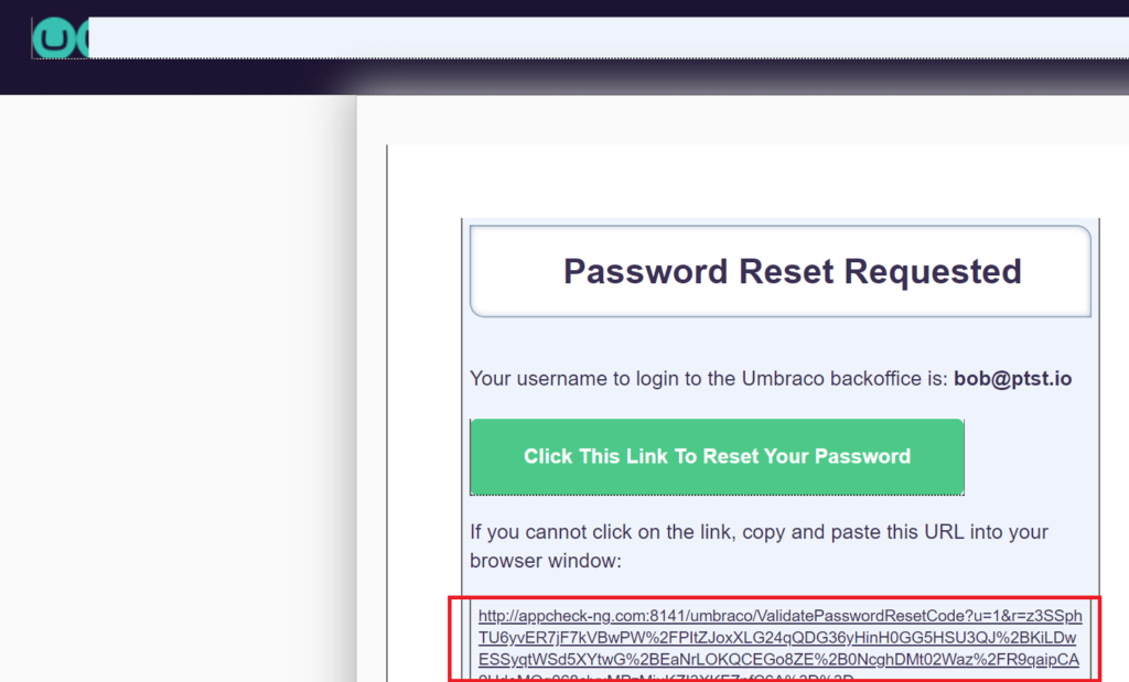 Umbraco Applicationurl Overwrite And Persistent Password Reset Poison
